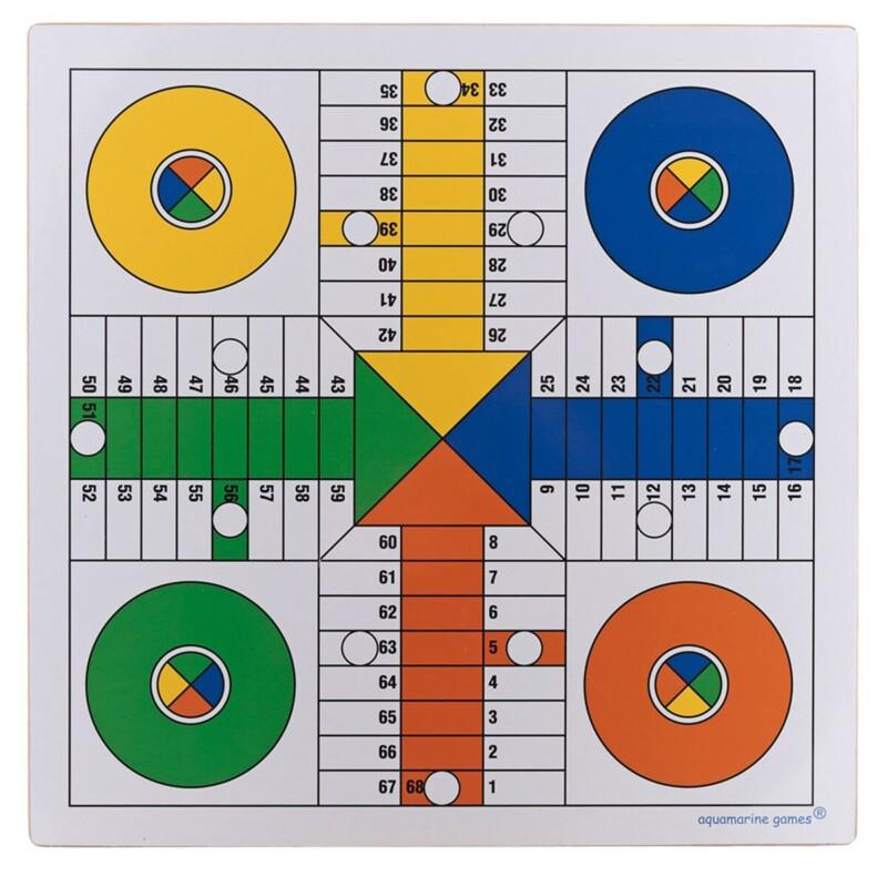 Tablero de Parchís de Madera - 4 y 6 jugadores - Duochess